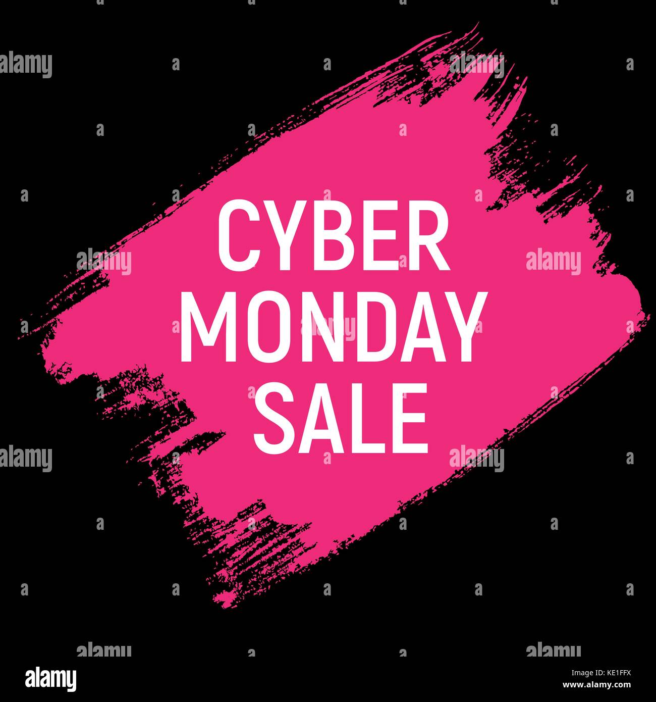 Cyber Monday Background Sale Concept. Vector Illustration Stock Vector ...