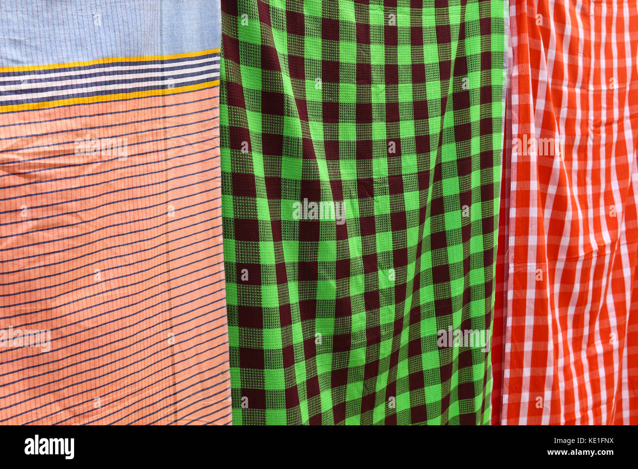 Gamchha - traditional Bangladeshi gamcha Stock Photo - Alamy