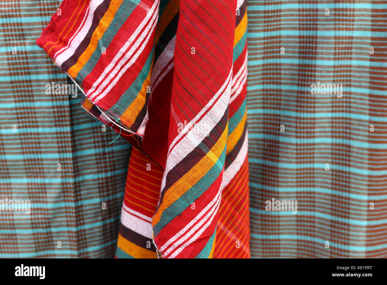 Gamchha - traditional Bangladeshi gamcha Stock Photo - Alamy