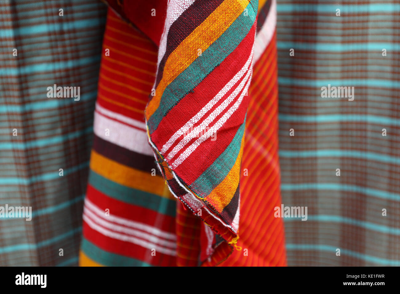 Gamchha - traditional Bangladeshi gamcha Stock Photo - Alamy