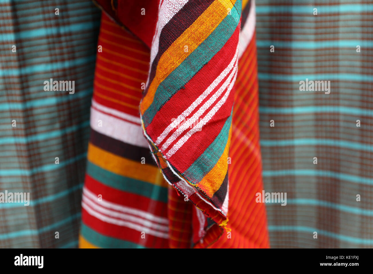 Gamchha - traditional Bangladeshi gamcha Stock Photo - Alamy