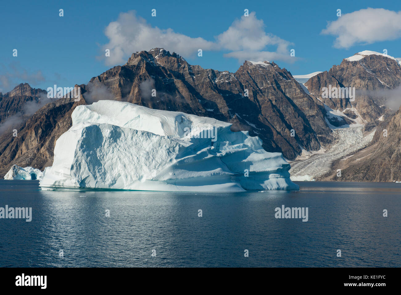 Greenland, Scoresbysund aka Scoresby Sund, Nordvestfjord. Iceberg ...