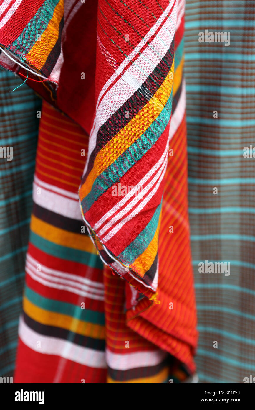 Gamchha - traditional Bangladeshi gamcha Stock Photo - Alamy