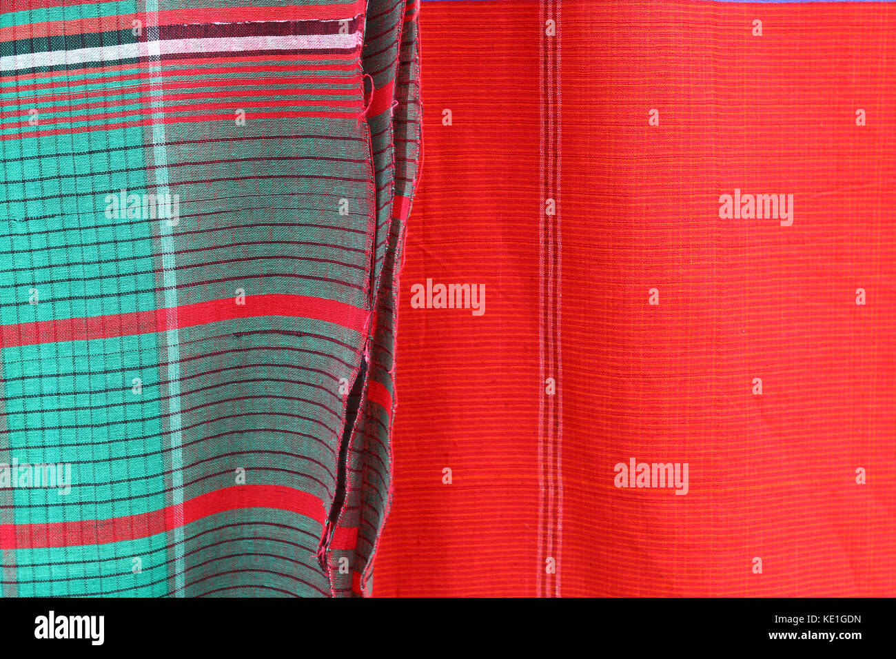 Gamchha - traditional Bangladeshi gamcha Stock Photo - Alamy