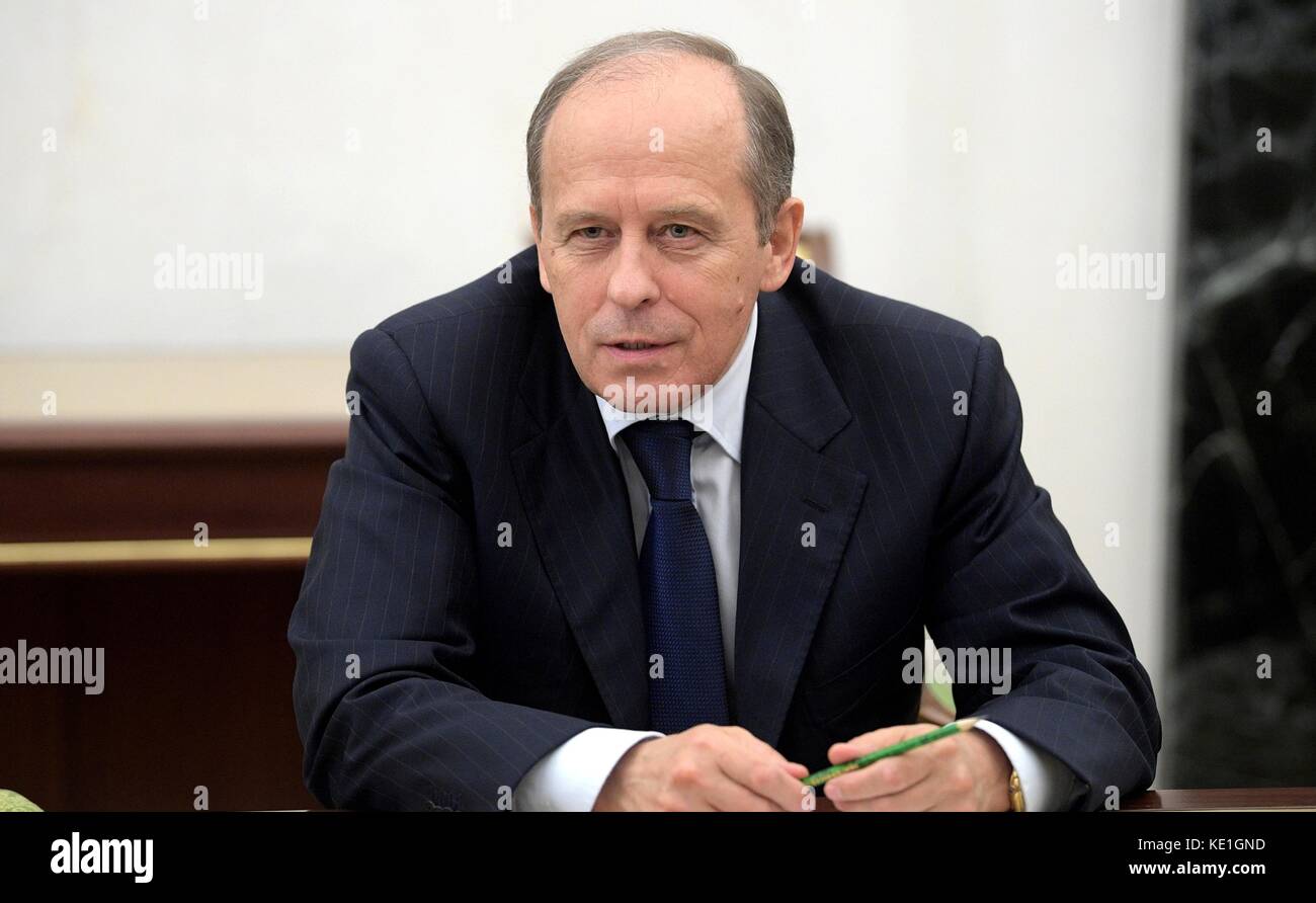 Russian Director of the Federal Security Service Alexander Bortnikov at ...