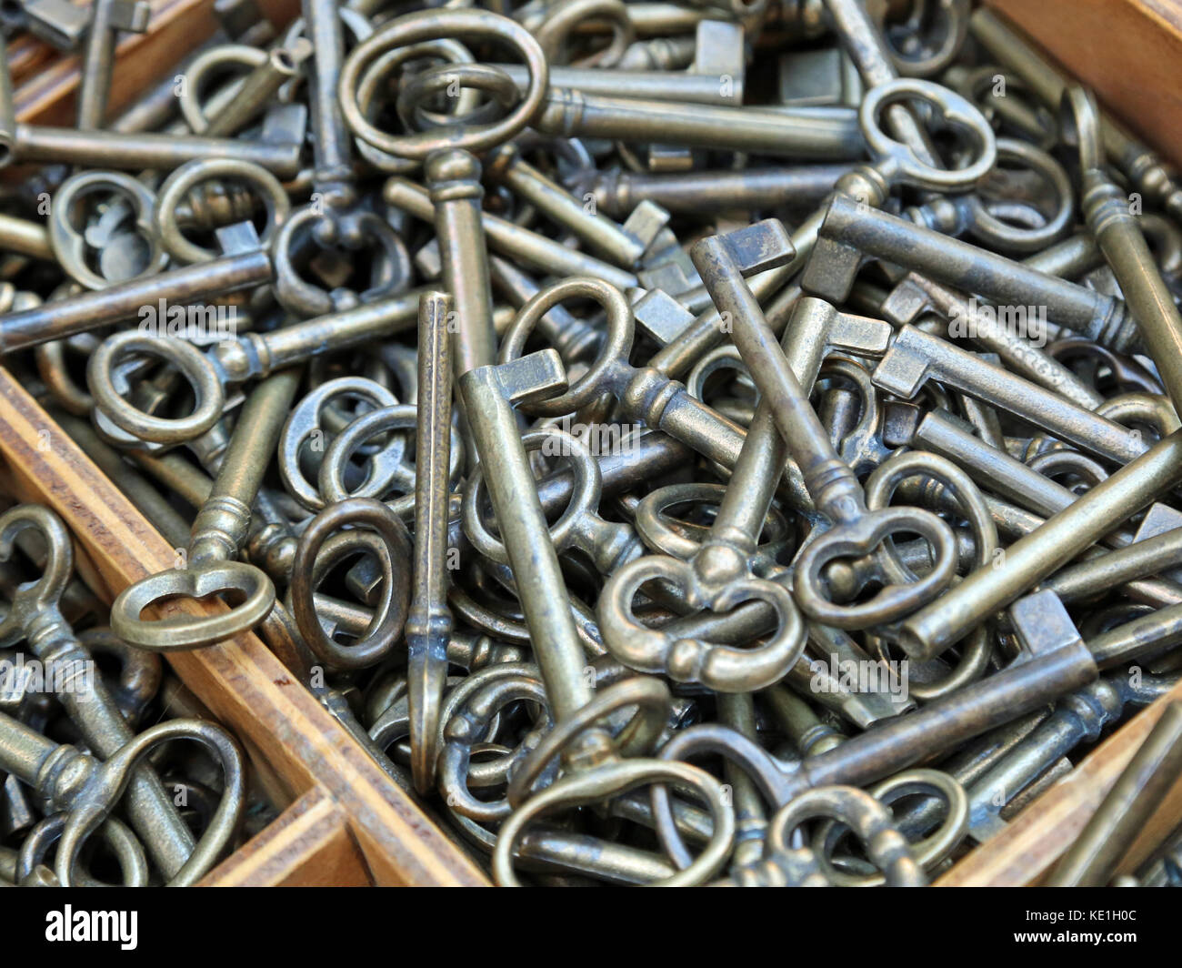 many ancient metal keys symbolize all the passwords we use today Stock ...