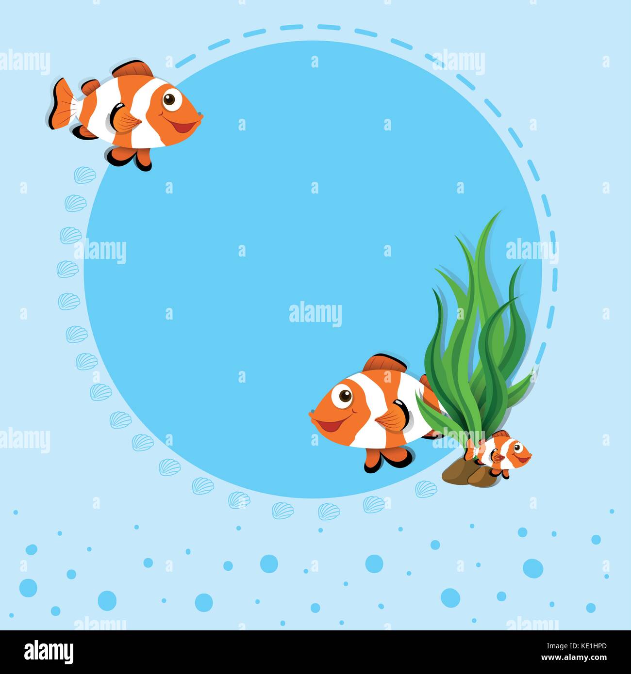 Fish Page Border Frame Border Watercolor Of Japanese Fish Carp Koi