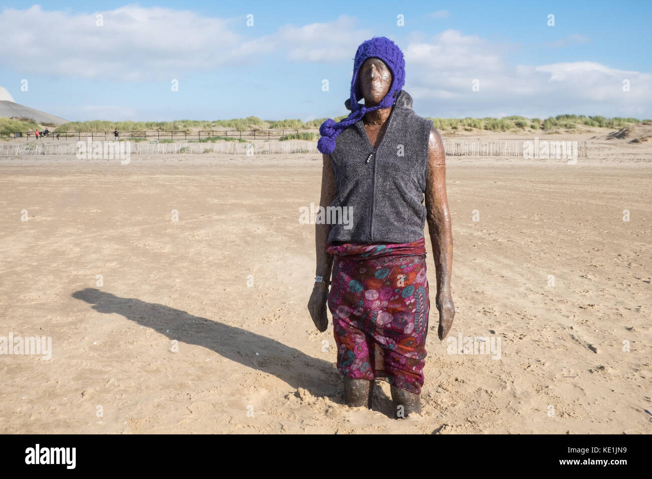 Anthony,Gormley,statues,iron,men,Another Place,art,installation,on ...