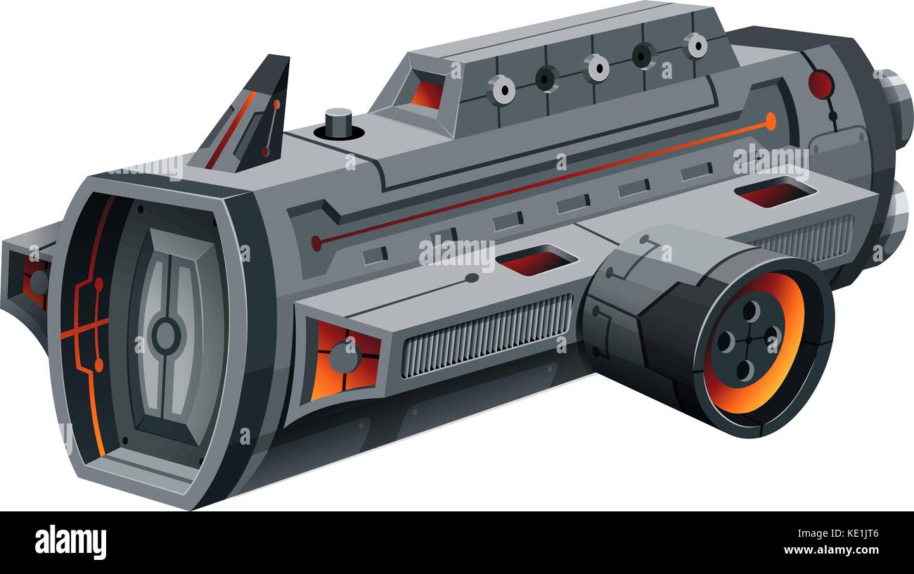 Modern spaceship Stock Vector Images - Alamy