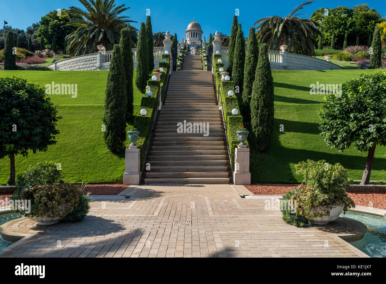 Israel, Haifa: Bahá'í World Centre buildings - a place of pilgrimage ...