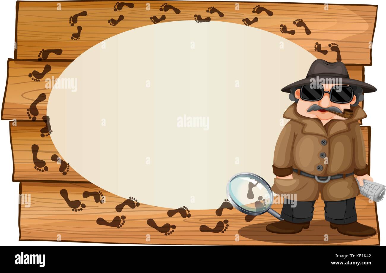 Detective Border Clipart