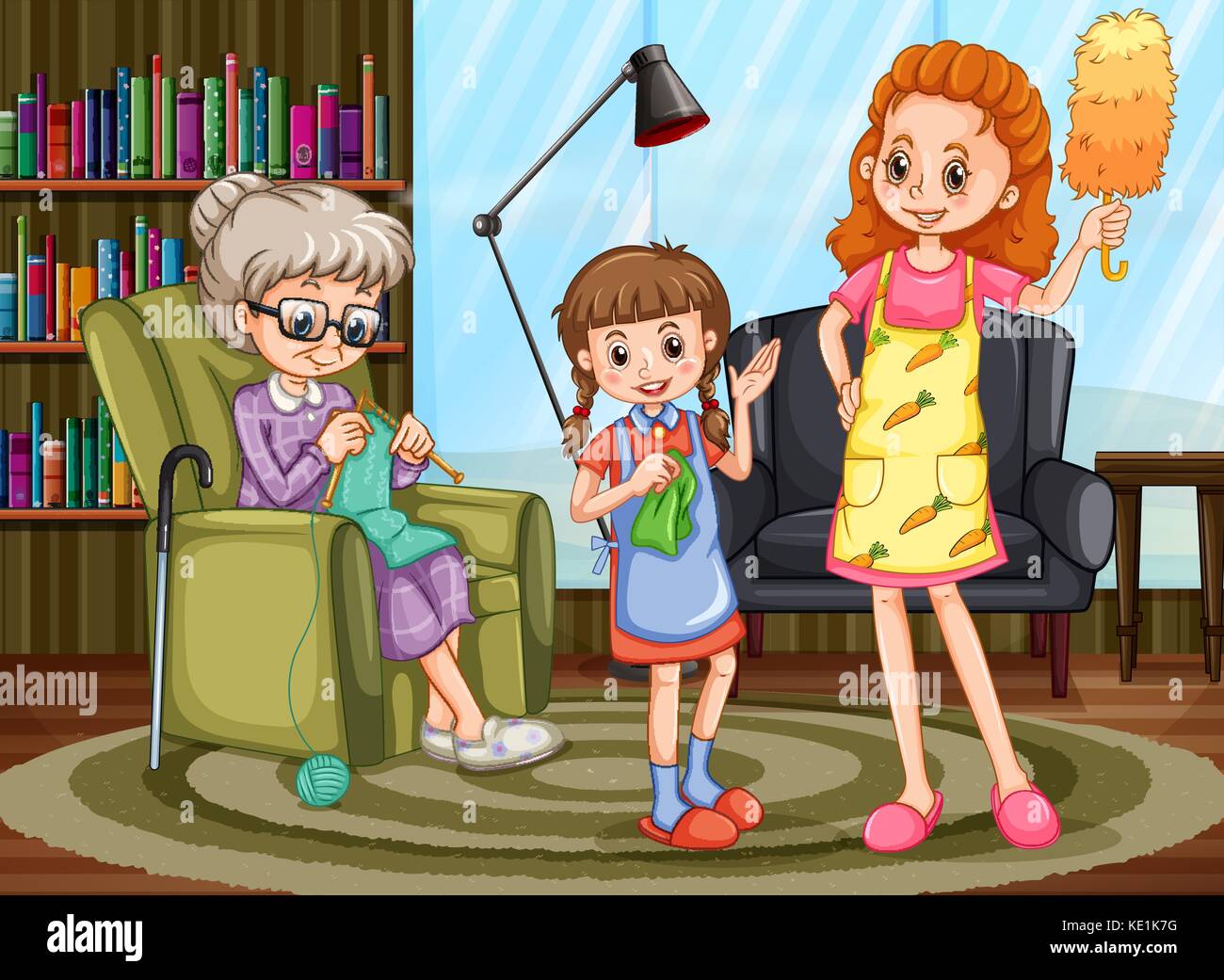 Family Doing Household Chores Clipart 20 Free Cliparts