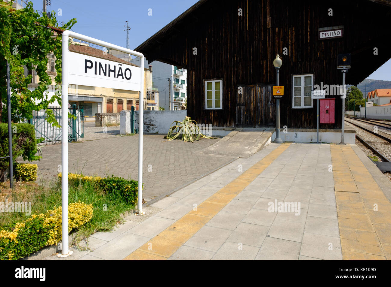 The train station at Pinhao, in the Douro valley region of Portugal ...