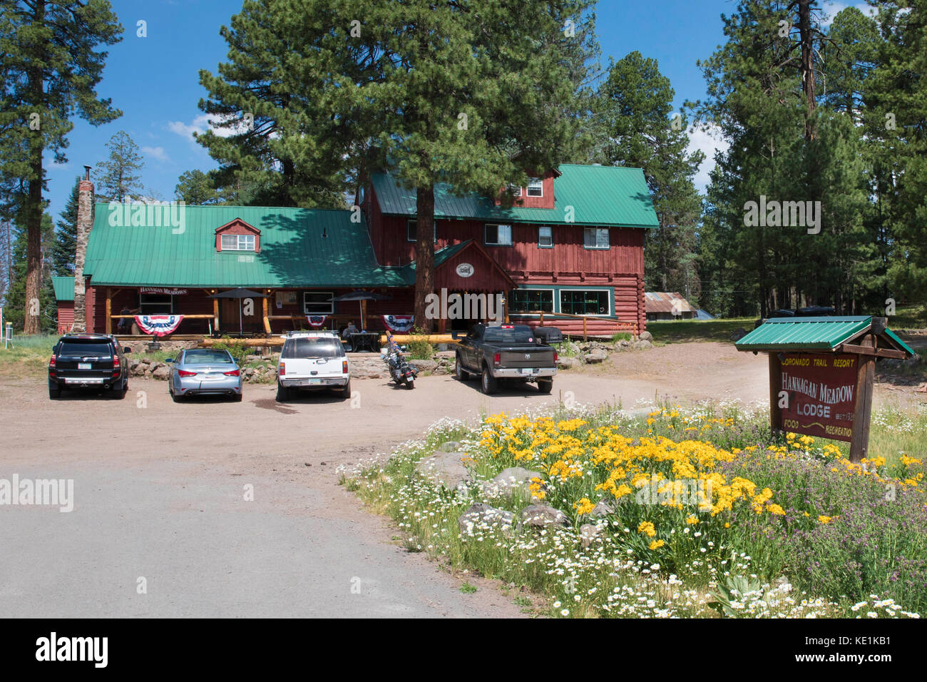 Hannagan Meadow Lodge, Alpine, Arizona Stock Photo - Alamy