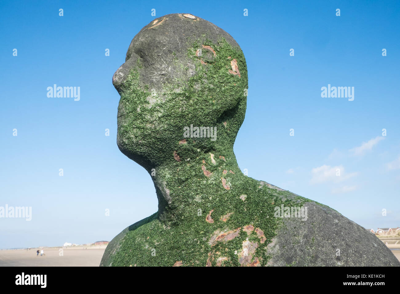 Anthony,Gormley,statues,iron,men,Another Place,art,installation,on ...