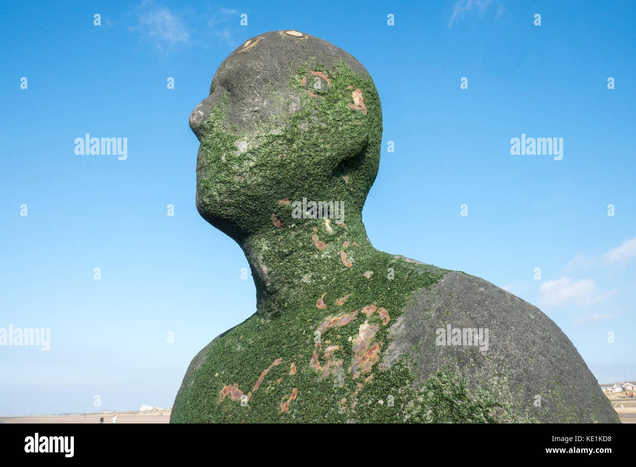 Anthony,Gormley,statues,iron,men,Another Place,art,installation,on ...