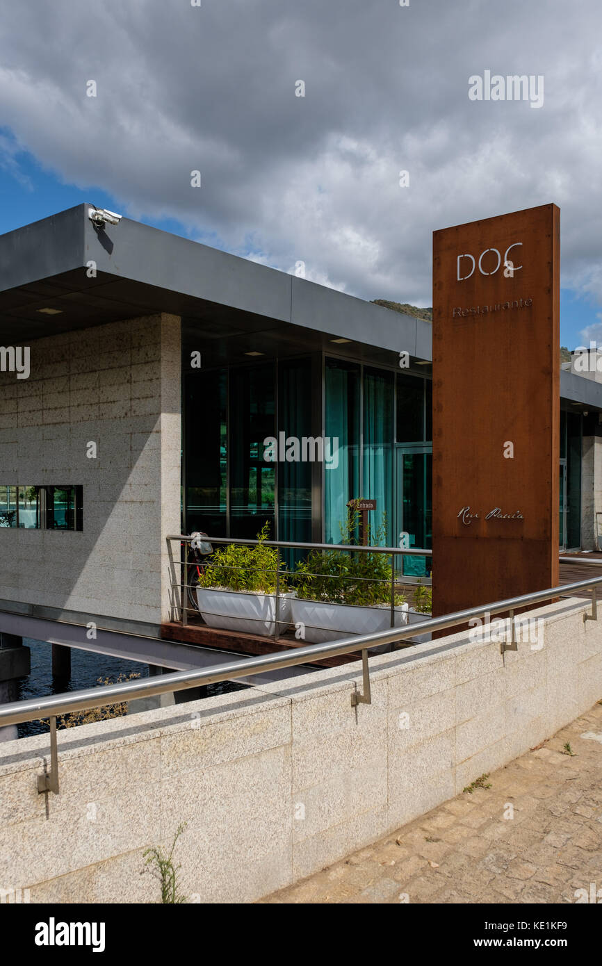 Restaurant DOC by Chef Rui Paula in Folgosa, Portugal Stock Photo - Alamy