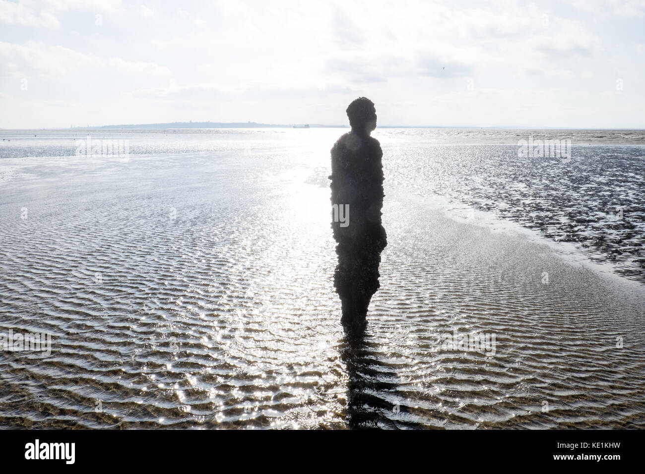 Anthony,Gormley,statues,iron,men,Another Place,art,installation,on ...