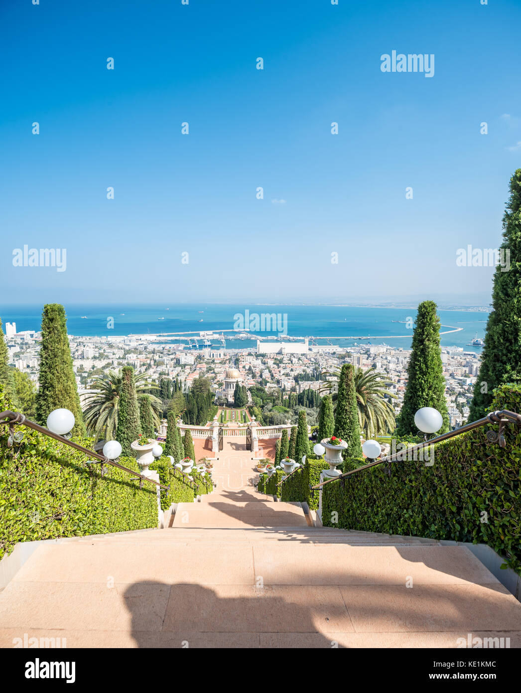 Israel, Haifa: Bahá'í World Centre buildings - a place of pilgrimage ...