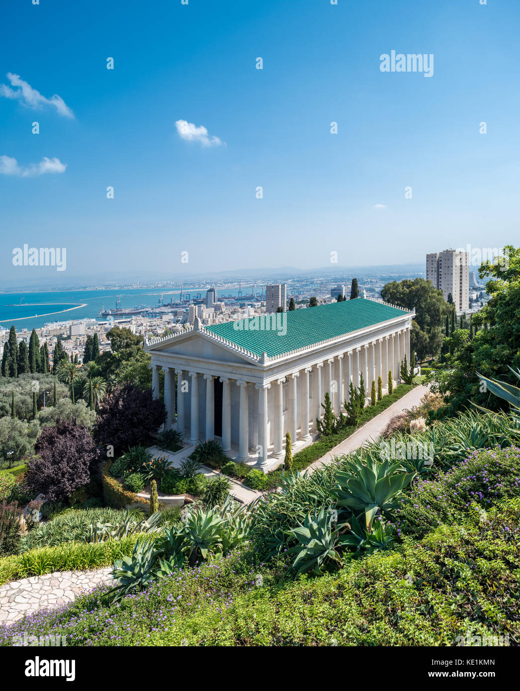 Israel, Haifa: Bahá'í World Centre buildings - a place of pilgrimage ...
