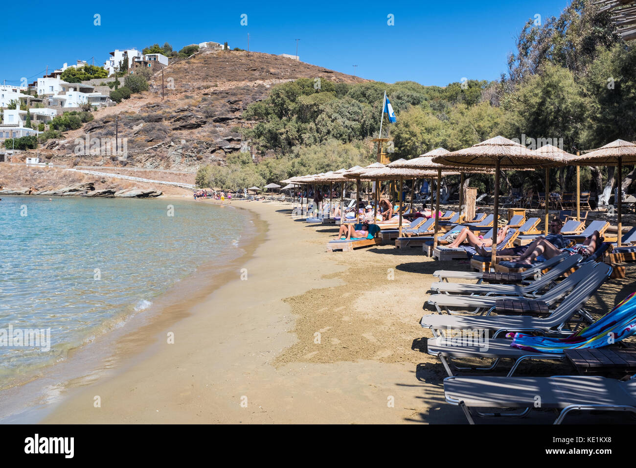 Eora Beach, Kea, Greece Stock Photo - Alamy