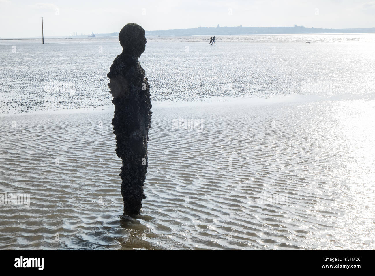 Anthony,Gormley,statues,iron,men,Another Place,art,installation,on ...