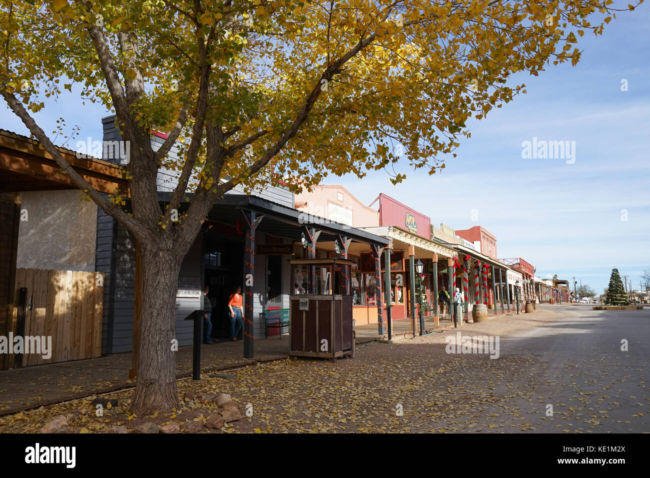 December 9, 2015, Tombstone,USA: historic buildings turned into shops ...