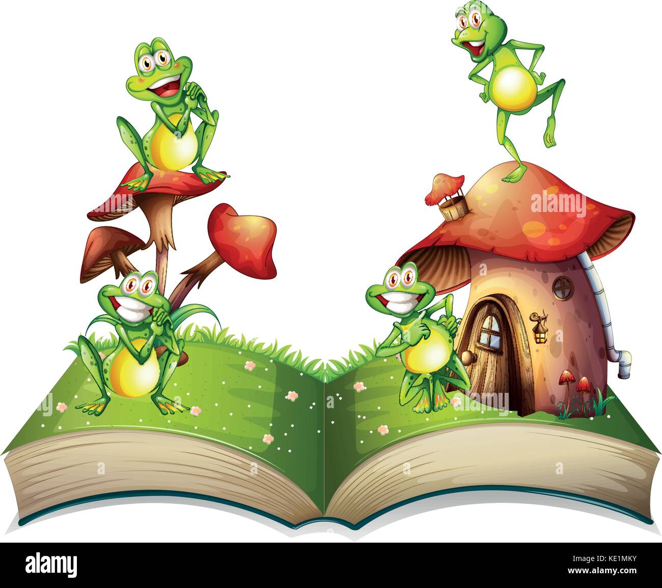 Toadstool frog hi-res stock photography and images - Alamy