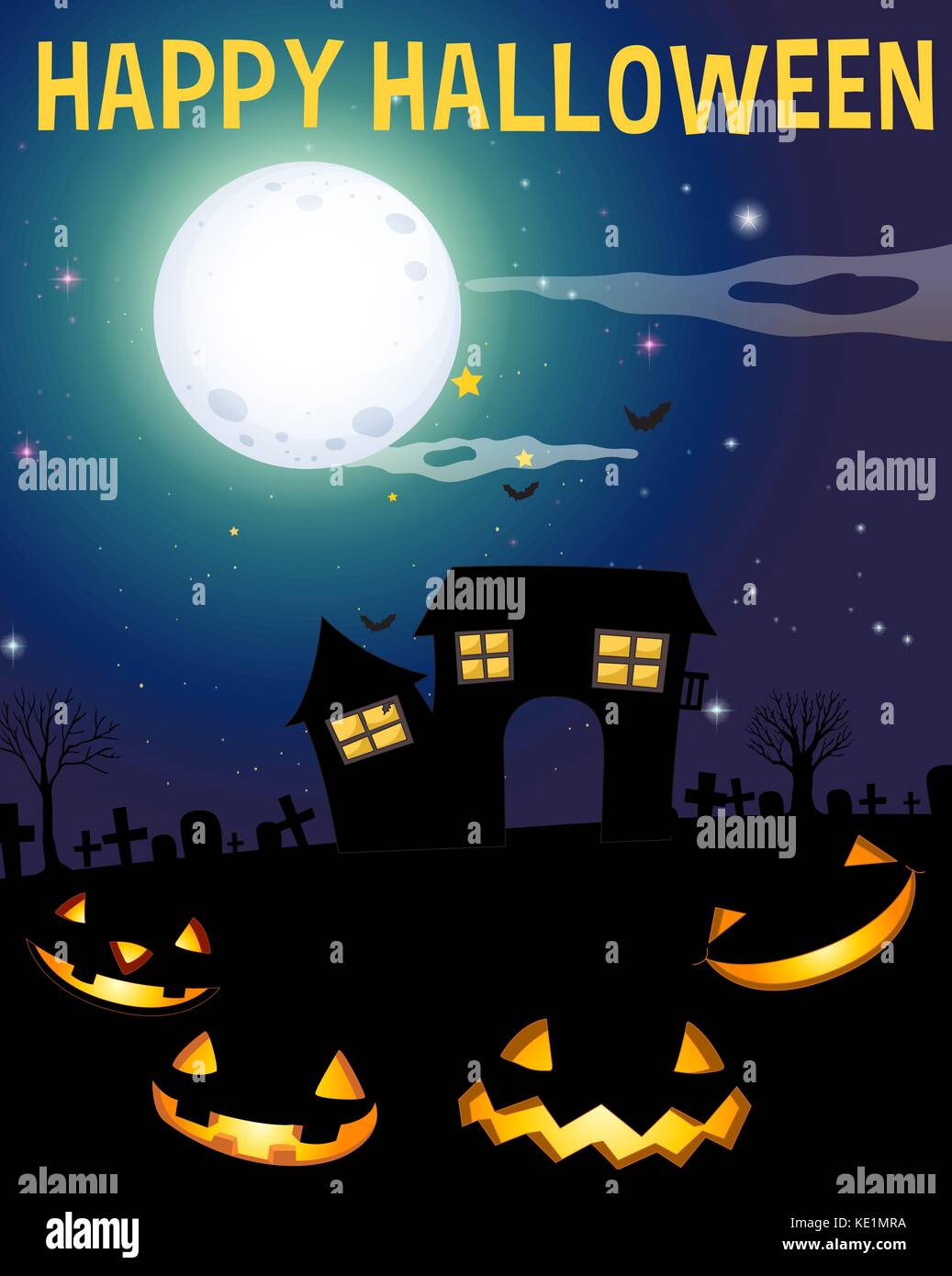 House faces Stock Vector Images - Alamy