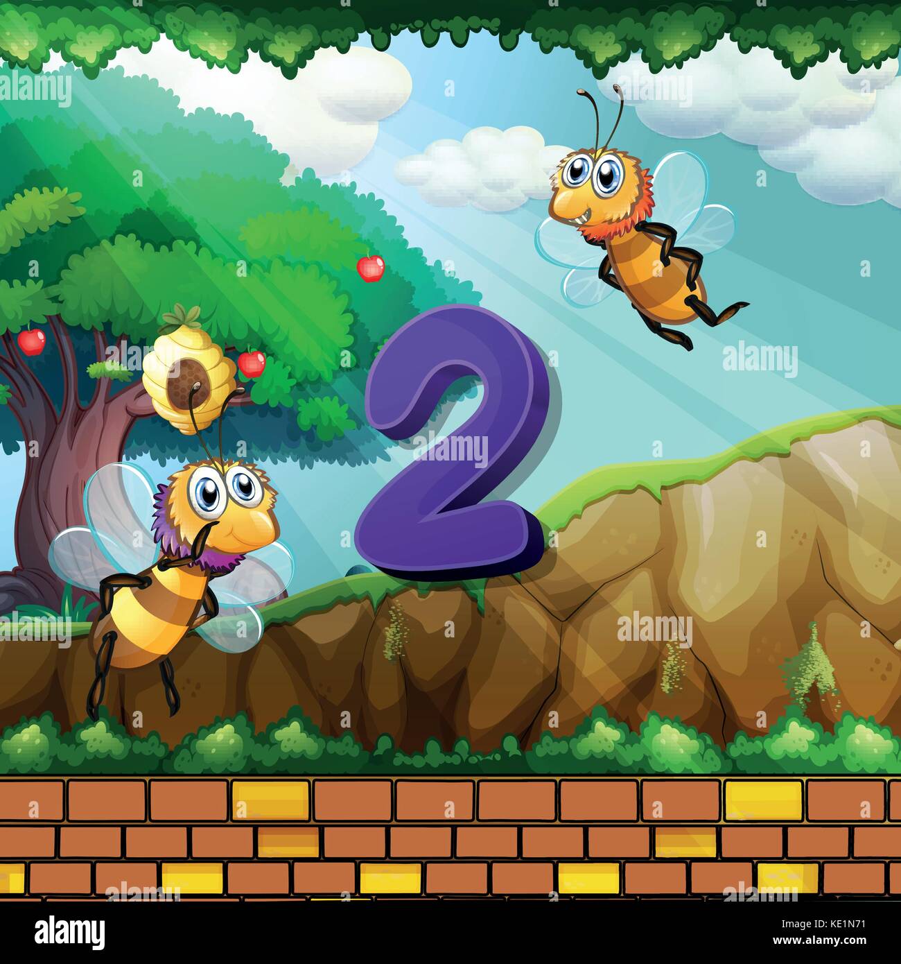 School garden bees hi-res stock photography and images - Alamy