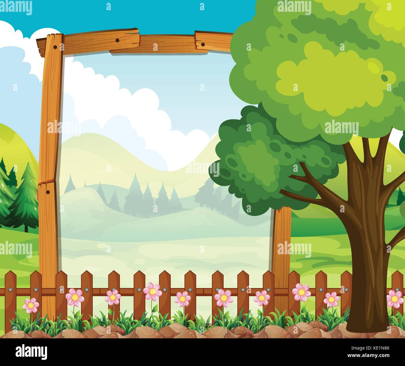 Photo Frame Wallpaper Nature