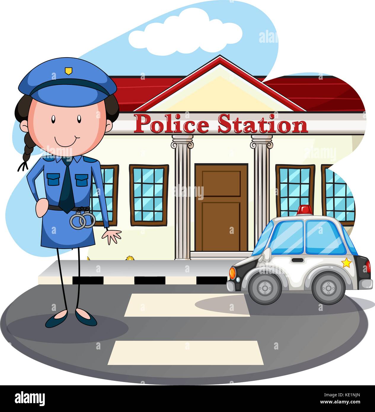 Clipart Police Station