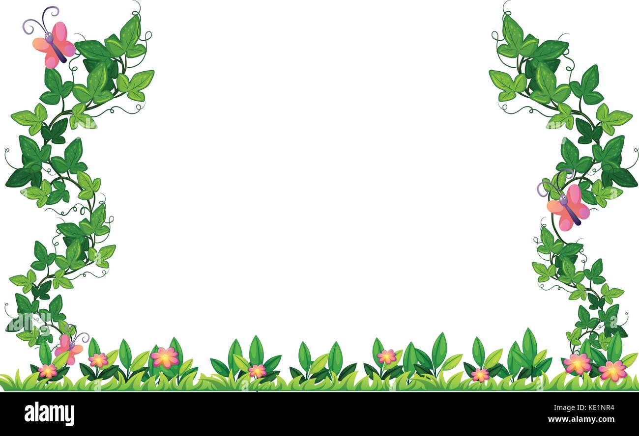Butterfly border clipart hi-res stock photography and images - Alamy
