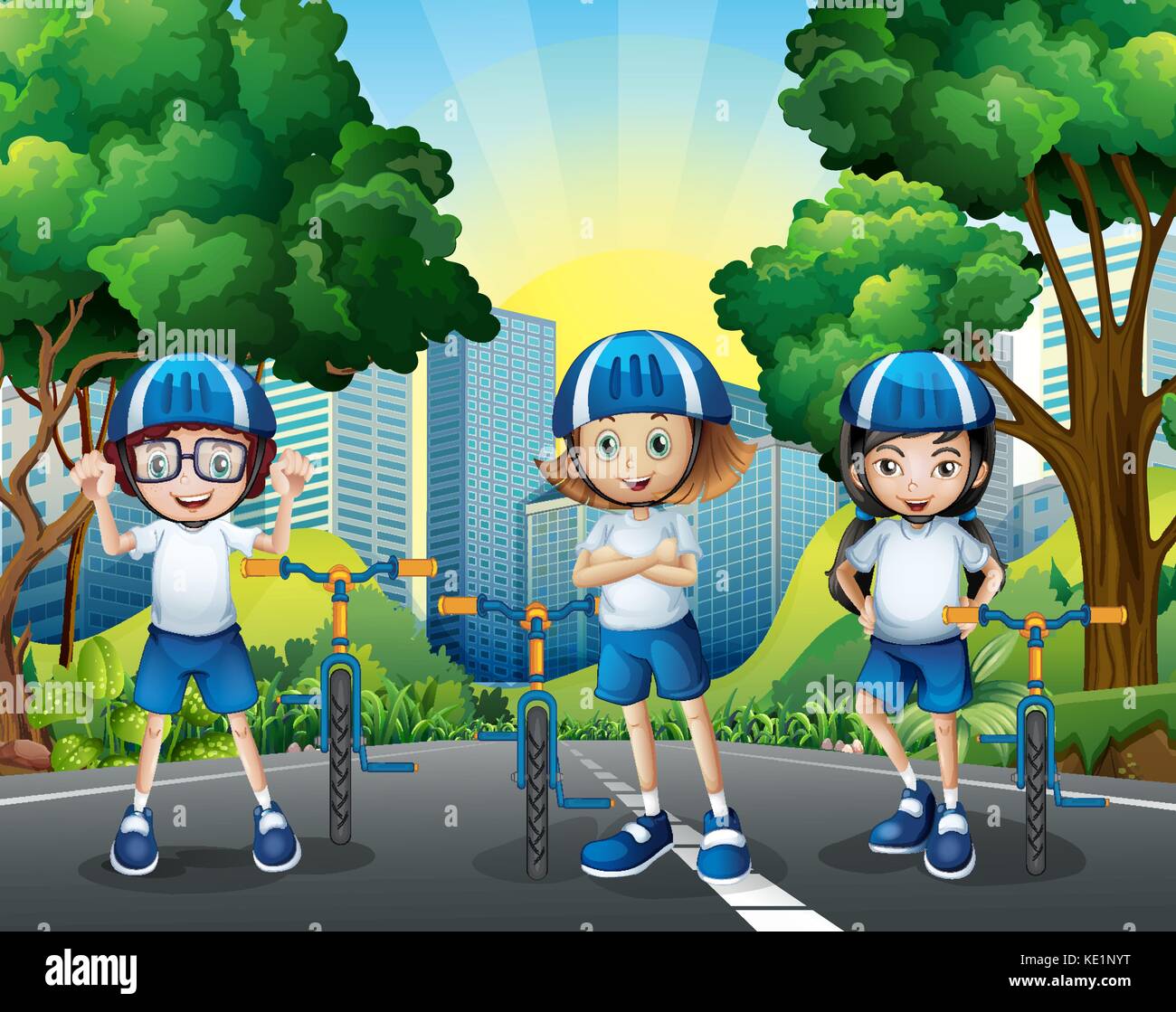 Curb riding Stock Vector Images - Alamy