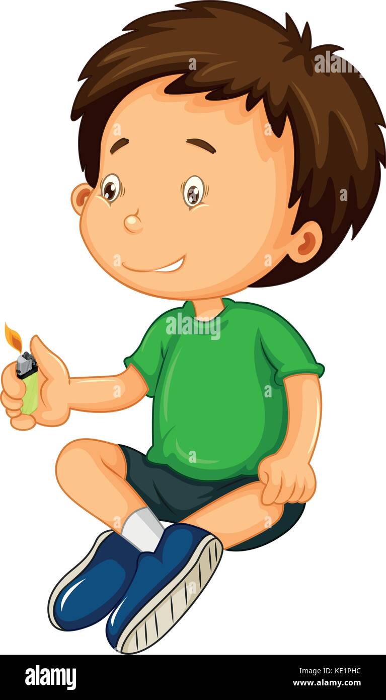 Child lighter Stock Vector Images - Alamy