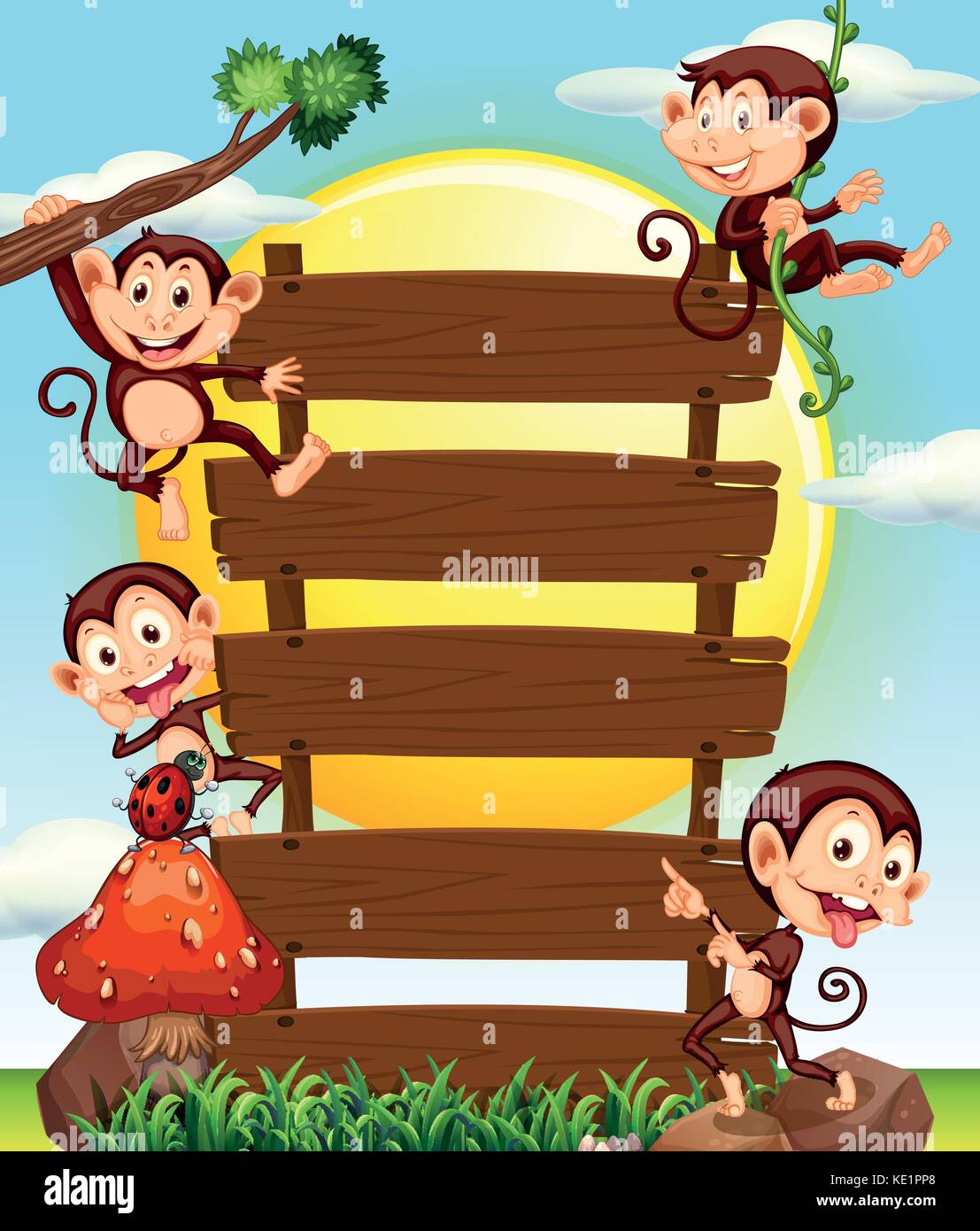 Four Monkeys Stock Photos & Four Monkeys Stock Images - Alamy