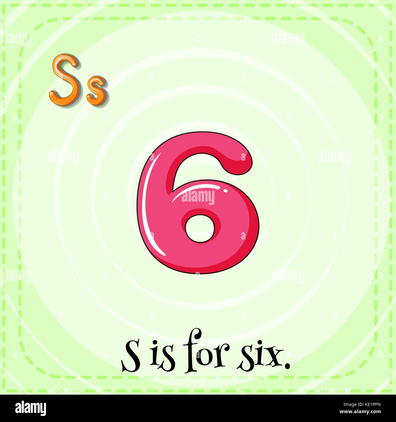 Six 6 children Stock Vector Images - Alamy