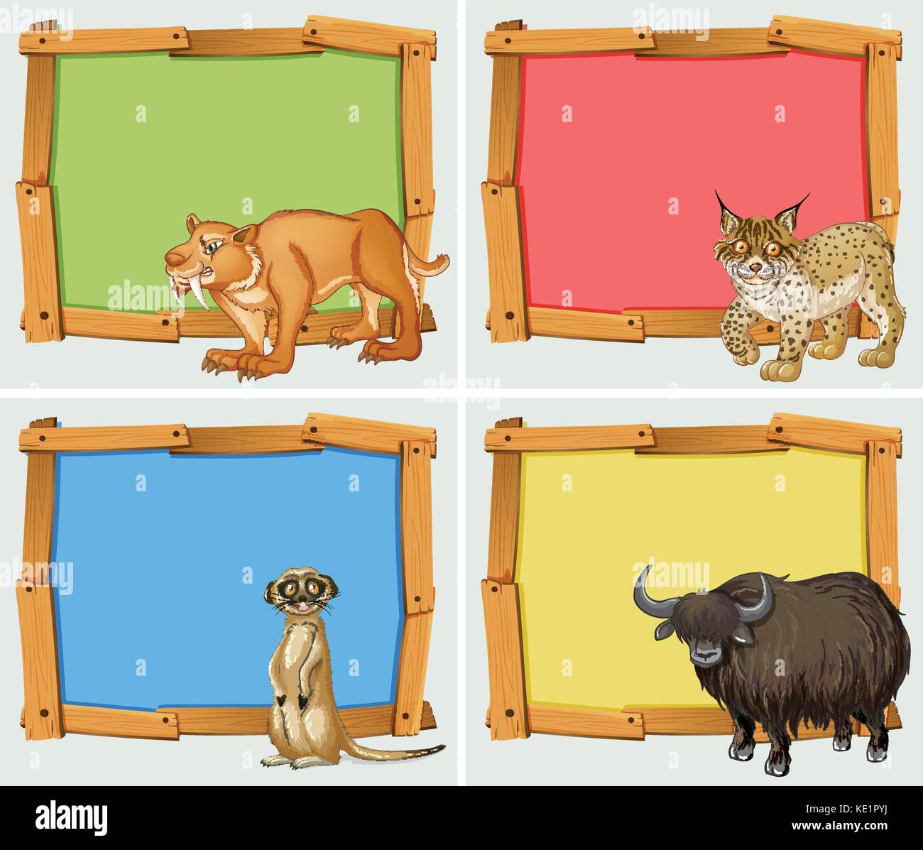 Tiger series Stock Vector Images - Alamy