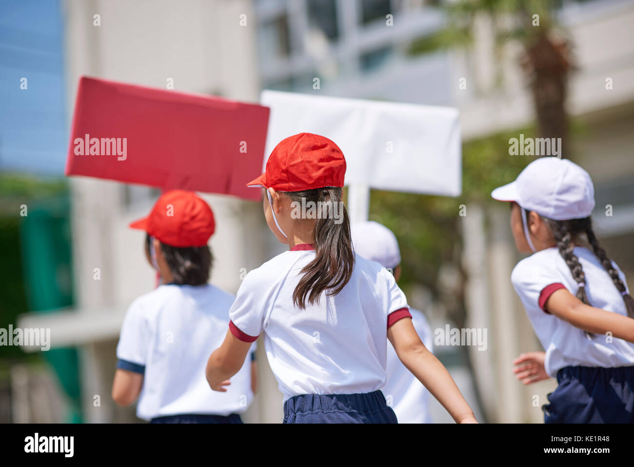 Japanese kids during school sports day Stock Photo - Alamy