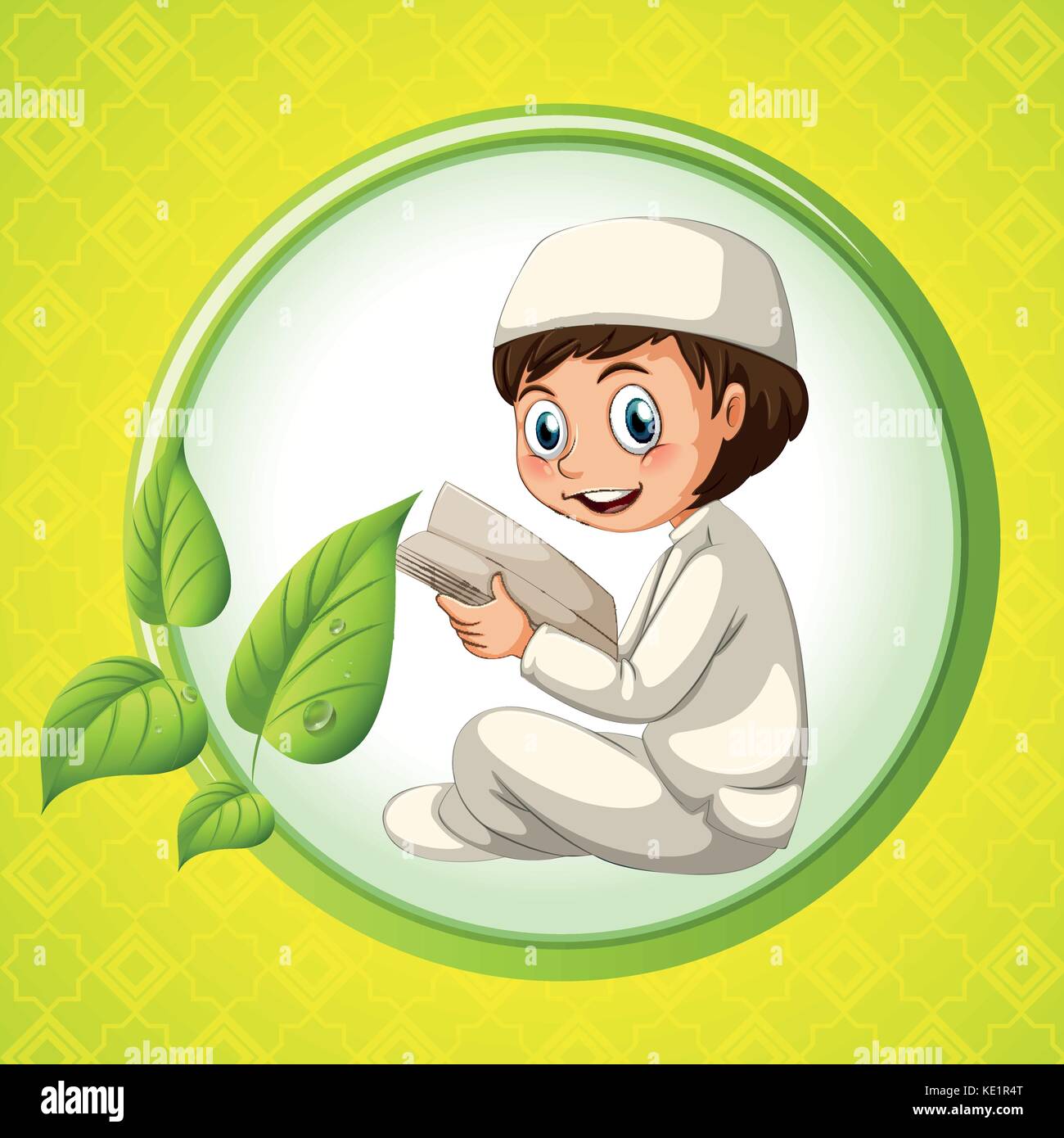 Muslim bible Stock Vector Images - Alamy