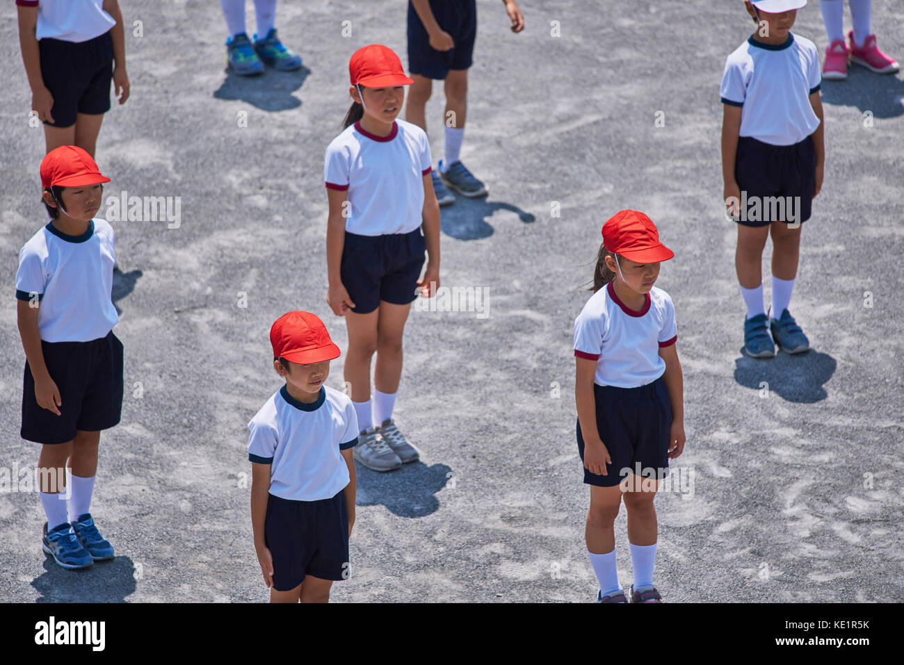 Japanese kids during school sports day Stock Photo - Alamy