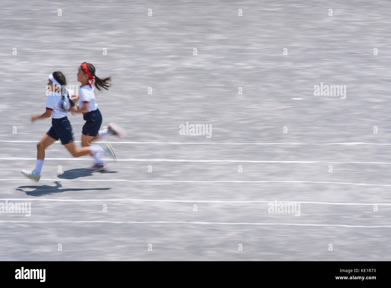 Japanese kids during school sports day Stock Photo - Alamy