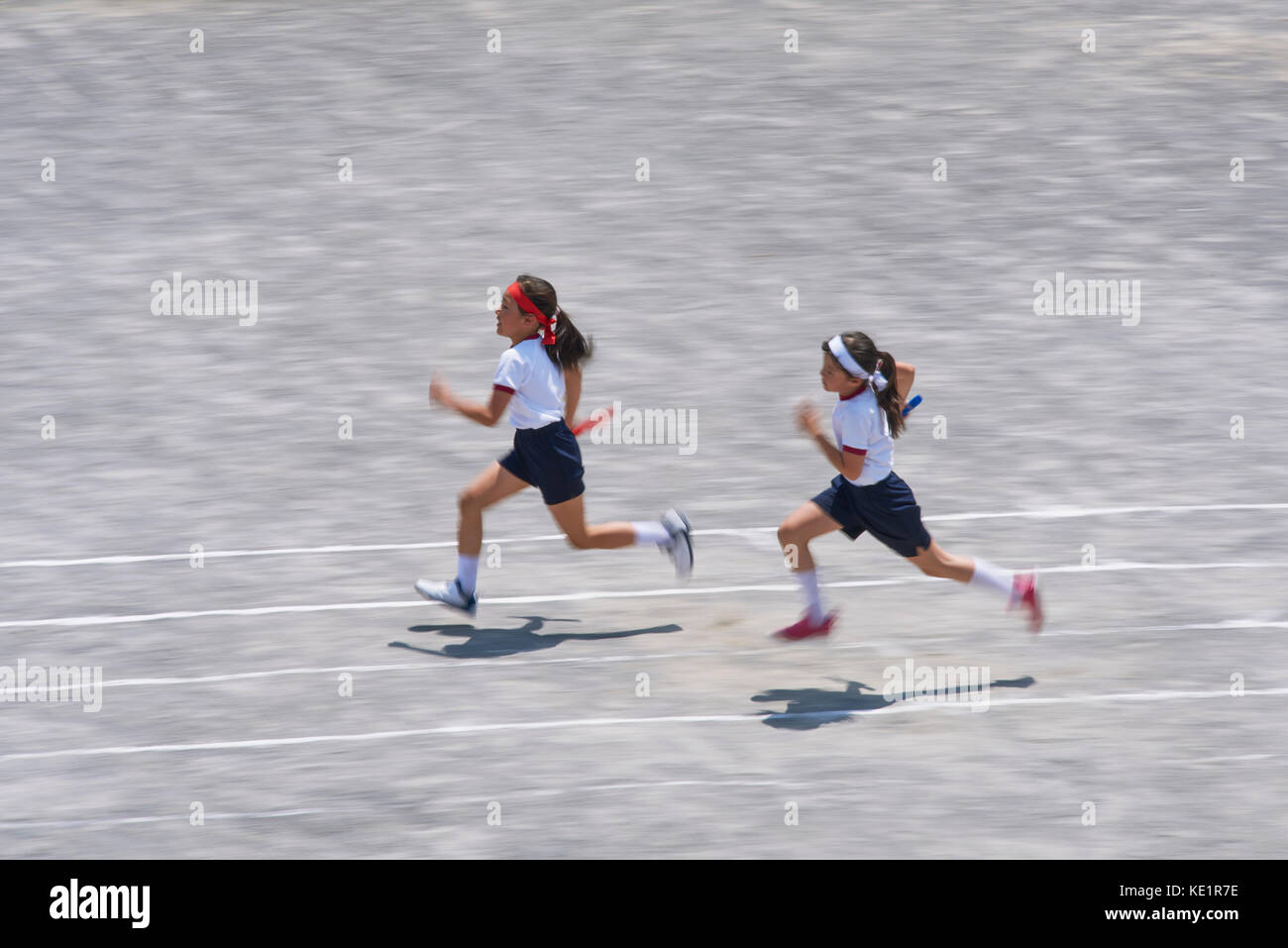 Japanese kids during school sports day Stock Photo - Alamy