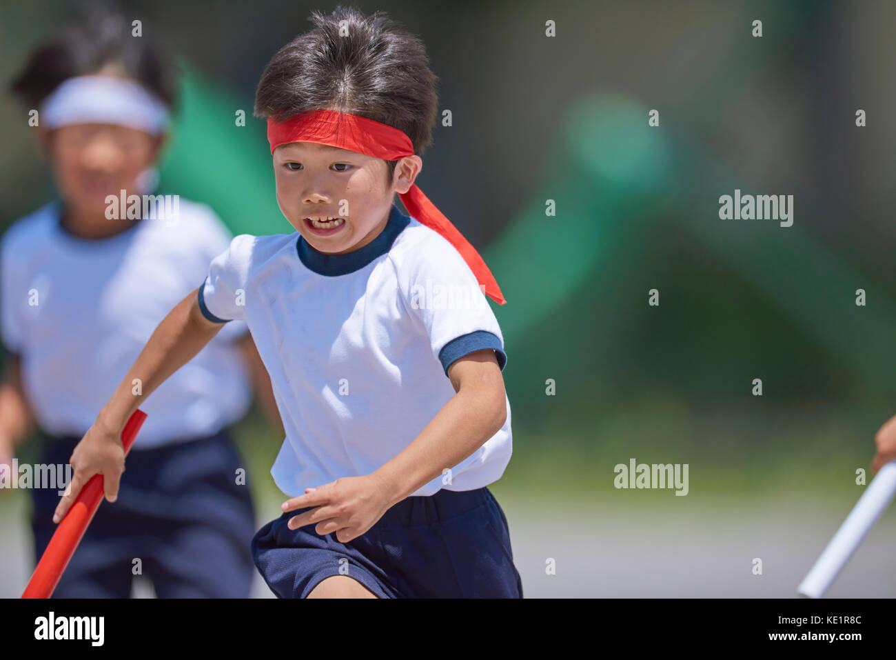 Japanese school children sports day hi-res stock photography and images ...