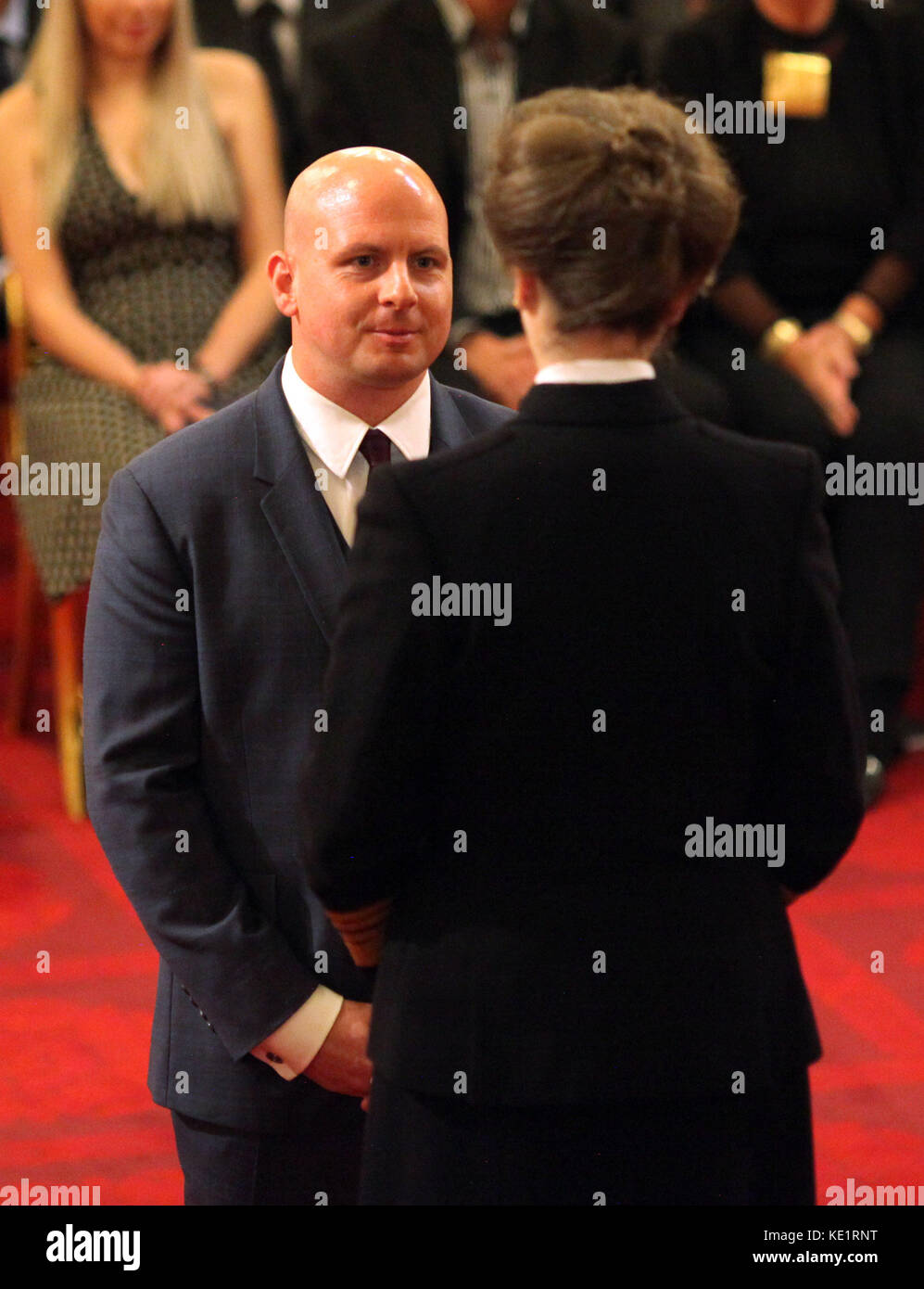 Mr. Scott Hann from Basildon is made an MBE (Member of the Order of the ...