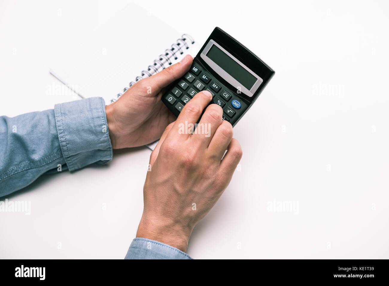 Professional accounting calculator isolated on hi-res stock photography ...