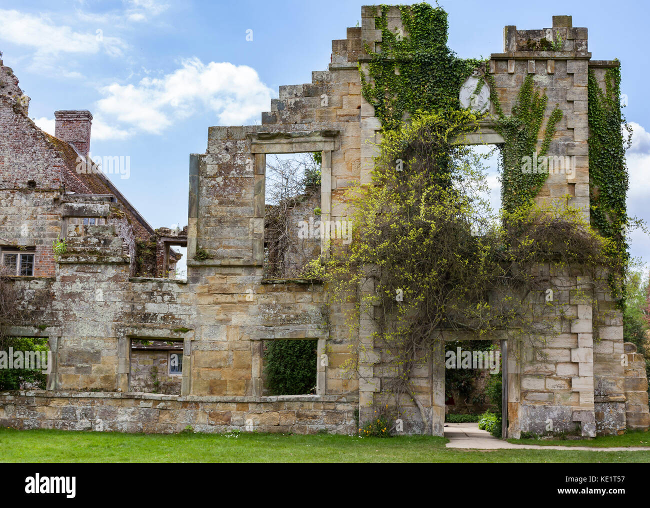 Scotney Castle is an English country house with formal gardens south ...