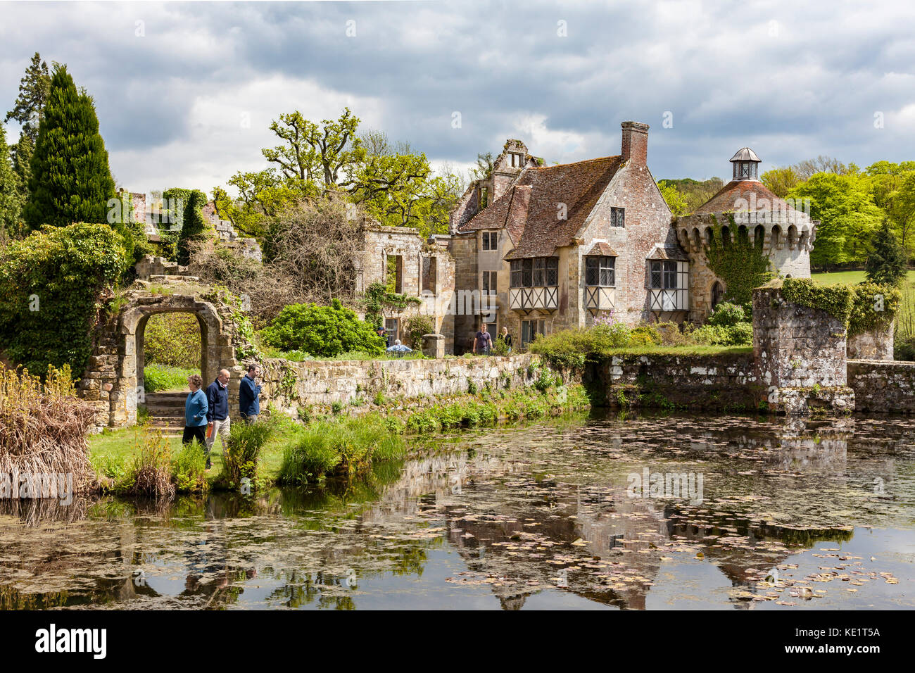 Scotney Castle is an English country house with formal gardens south ...