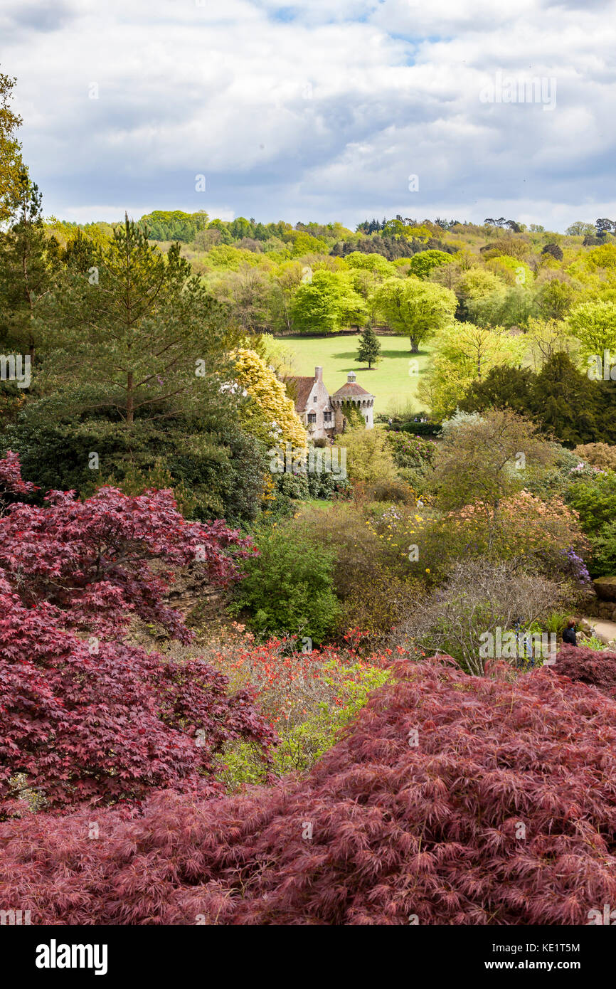 Scotney Castle is an English country house with formal gardens south ...
