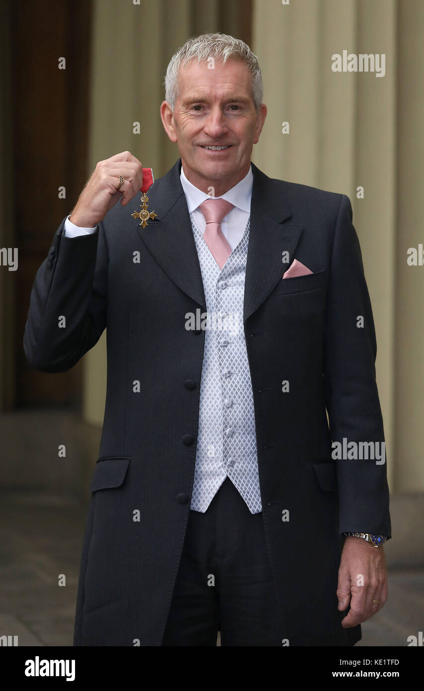 William Furniss after he was awarded an OBE by the Princess Royal ...